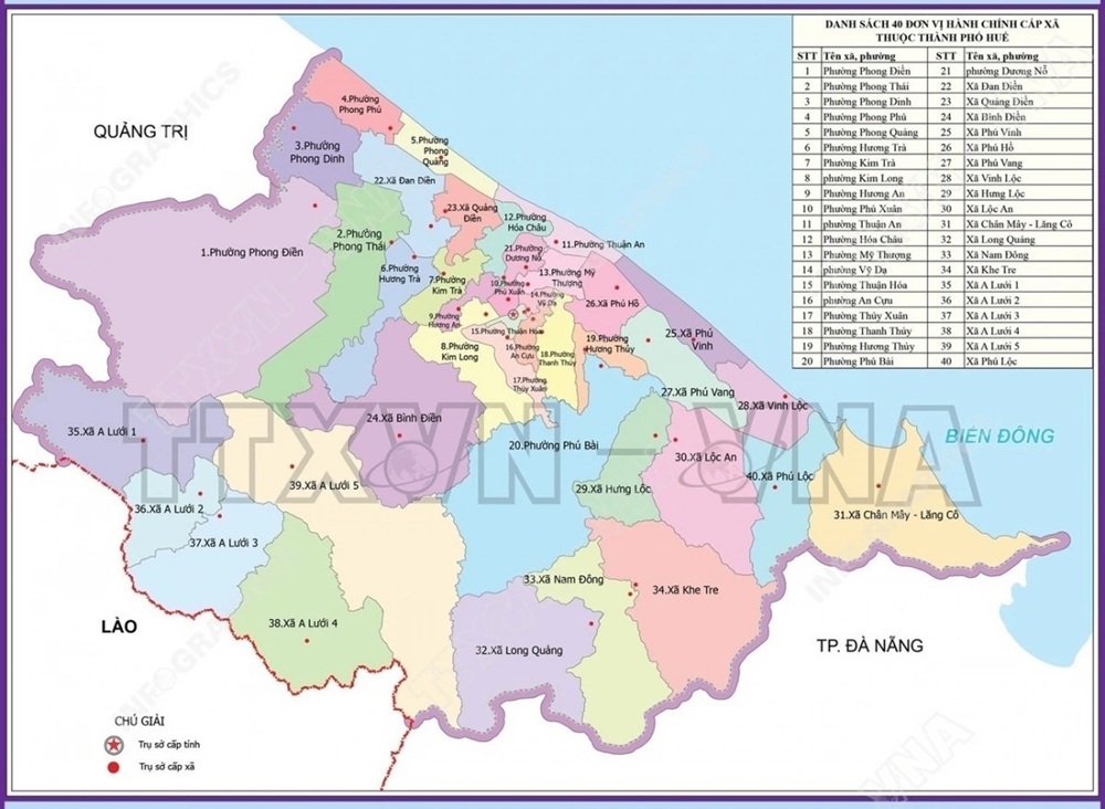 Cập nhật bản đồ miền Trung sau nghị quyết 202/2025/QH15 - VIETNAM LAND