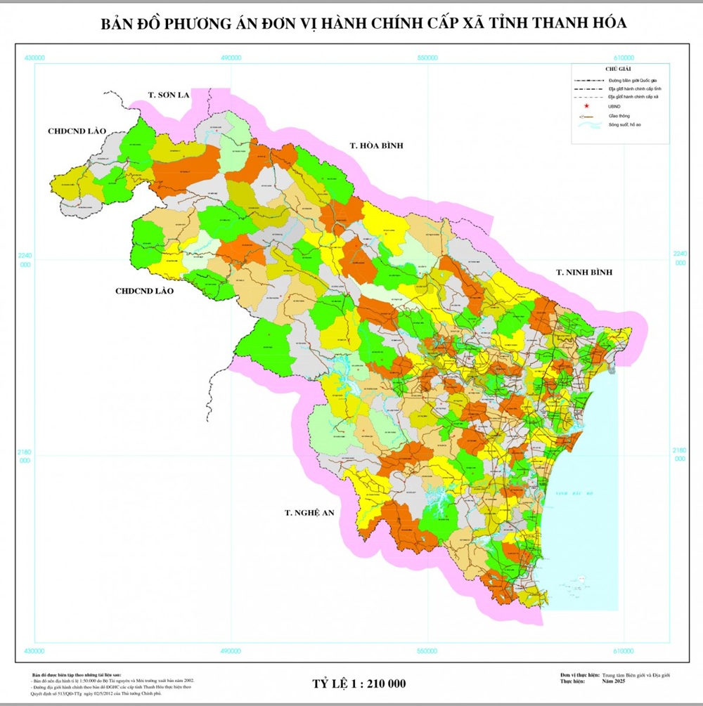 Cập nhật bản đồ miền Trung sau nghị quyết 202/2025/QH15 - VIETNAM LAND