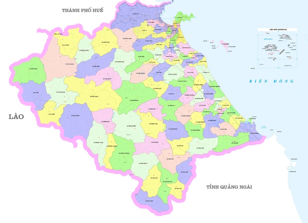 Cập nhật bản đồ miền Trung sau nghị quyết 202/2025/QH15 - VIETNAM LAND