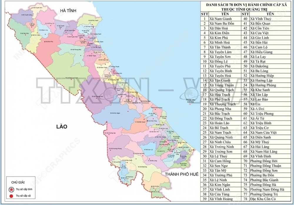 Cập nhật bản đồ miền Trung sau nghị quyết 202/2025/QH15 - VIETNAM LAND